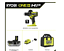 RYOBI PBLHM101K ONE+ HP 18V Brushless Cordless 1/2 in. Hammer Drill Kit ...