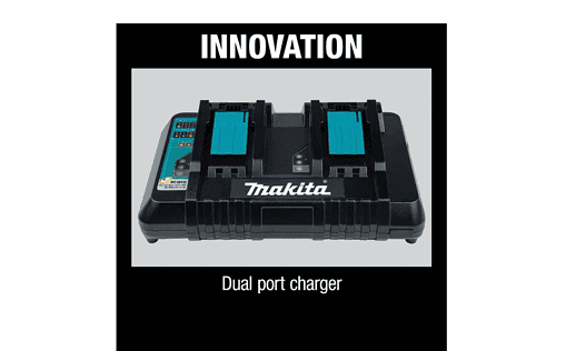 Makita DC18RD 18-Volt Lithium-Ion Dual Port Rapid Optimum Charger ...