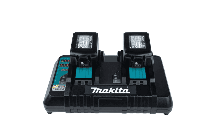 Makita DC18RD 18-Volt Lithium-Ion Dual Port Rapid Optimum Charger ...