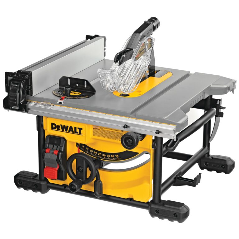 DEWALT Table Saw DWE7485 15 Amp Corded 8-1/4 in. Compact Portable ...