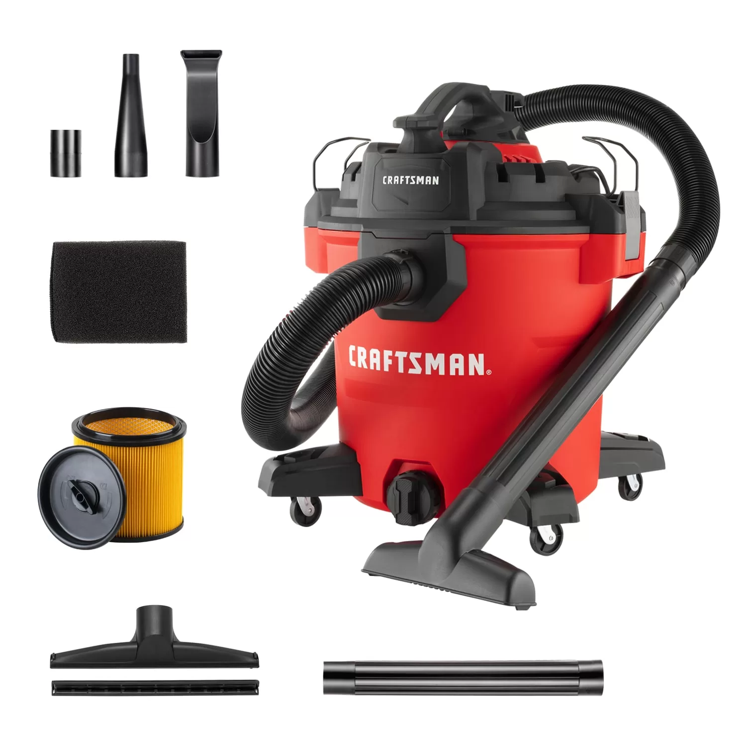 CRAFTSMAN Shop Vacuums CMXEVCVVBVCM12 12-Gallons 6-HP Corded Wet/Dry ...