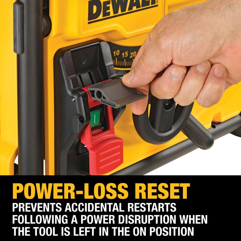 DEWALT Table Saw DWE7485 15 Amp Corded 8-1/4 in. Compact Portable ...