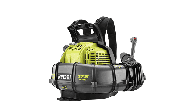 RYOBI RY38BP 175 MPH 760 CFM 38cc Gas Backpack Leaf Blower ...