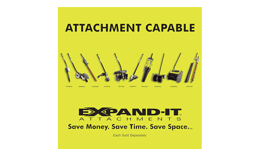 RYOBI RY252CS 25 cc 2-Stroke Attachment Capable Full Crank Curved Shaft ...