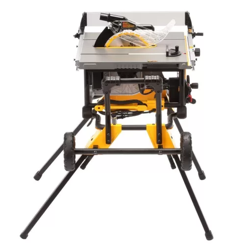 DEWALT DWE7491RS 15 Amp Corded 10 in. Job Site Table Saw with Rolling ...