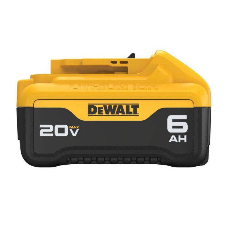 DEWALT DCB206-2 20V MAX XR Premium Lithium-Ion 6.0Ah Battery Pack (2 ...