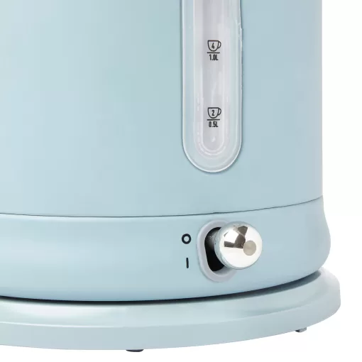 Haden Poole Blue Highclere Cordless Electric Kettle - MartDiscover.com