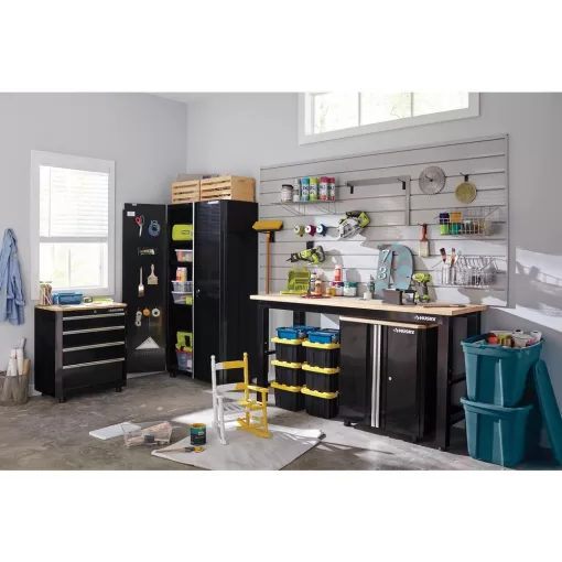 Husky G7200S-US 6 ft. Adjustable Height Solid Wood Top Workbench in ...