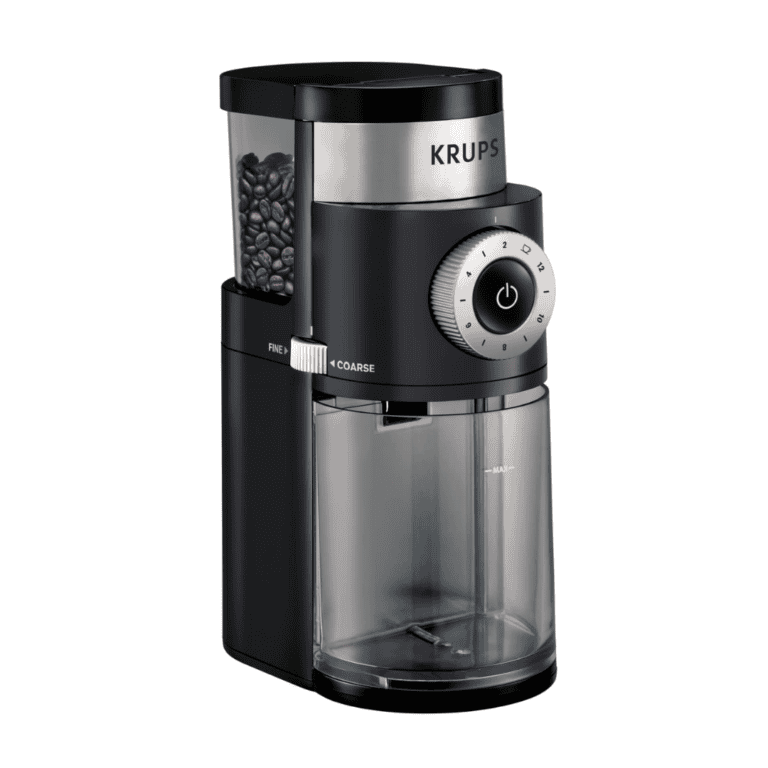 Krups Precision Plastic and Stainless Steel Flat Burr Grinder 12 Cup ...