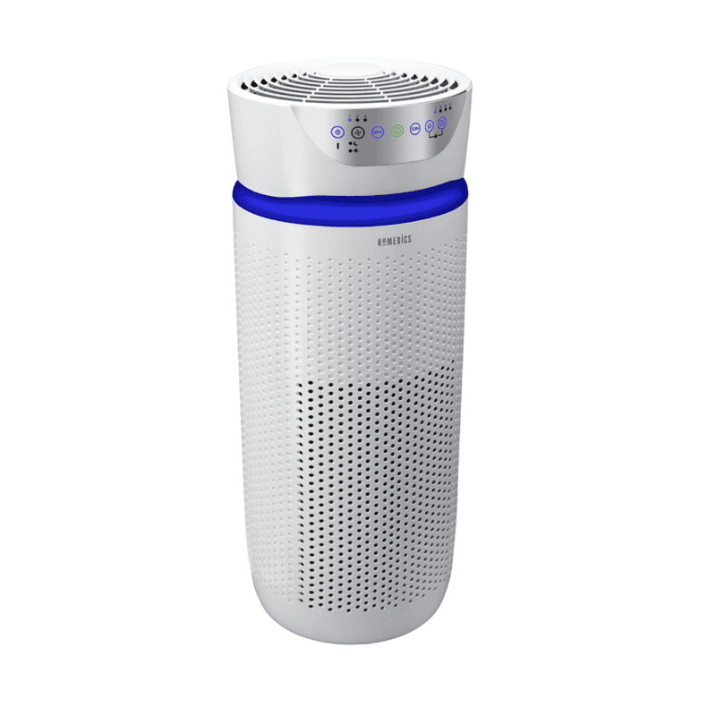 HOMEDICS 5-Speed Ionic White HEPA Air Purifier ENERGY STAR (Covers: 345 ...