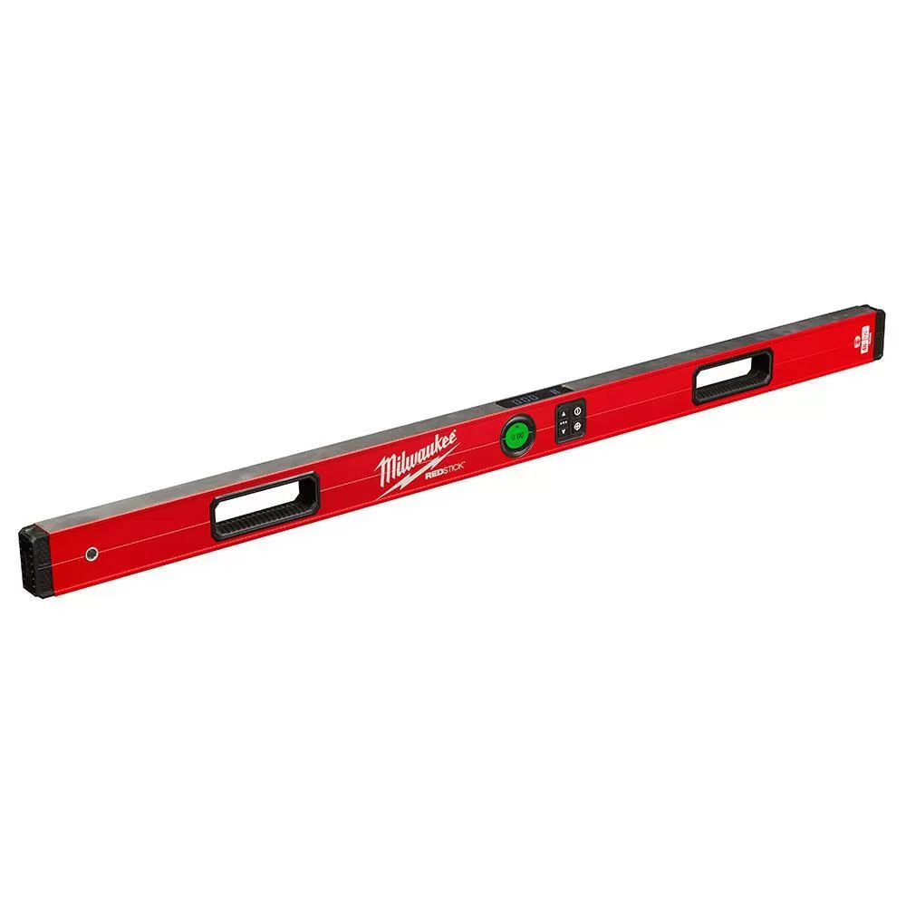 Milwaukee MLDIG48 48 in. Redstick Digital Box Level with Pin-Point ...