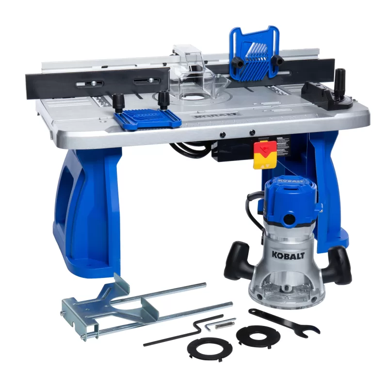 Kobalt 1/4-in and 1/2-in 12-Amp Fixed Corded Router with Table ...