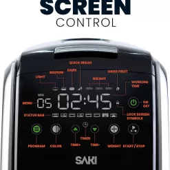 SAKI 3 LB Large Bread Maker Machine, 12-in-1 Programmable Large Bread ...
