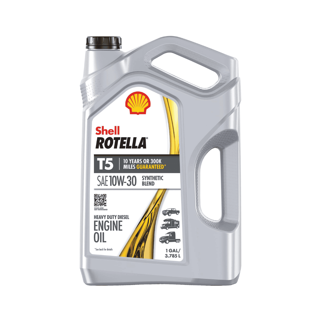 Shell Rotella T5 Synthetic Blend 10W-30 Diesel Engine Oil (1-Gallon ...