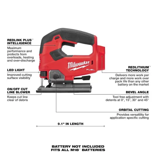 Milwaukee 2722-20-2737-20 M18 FUEL 18V Lithium-Ion Brushless Cordless ...