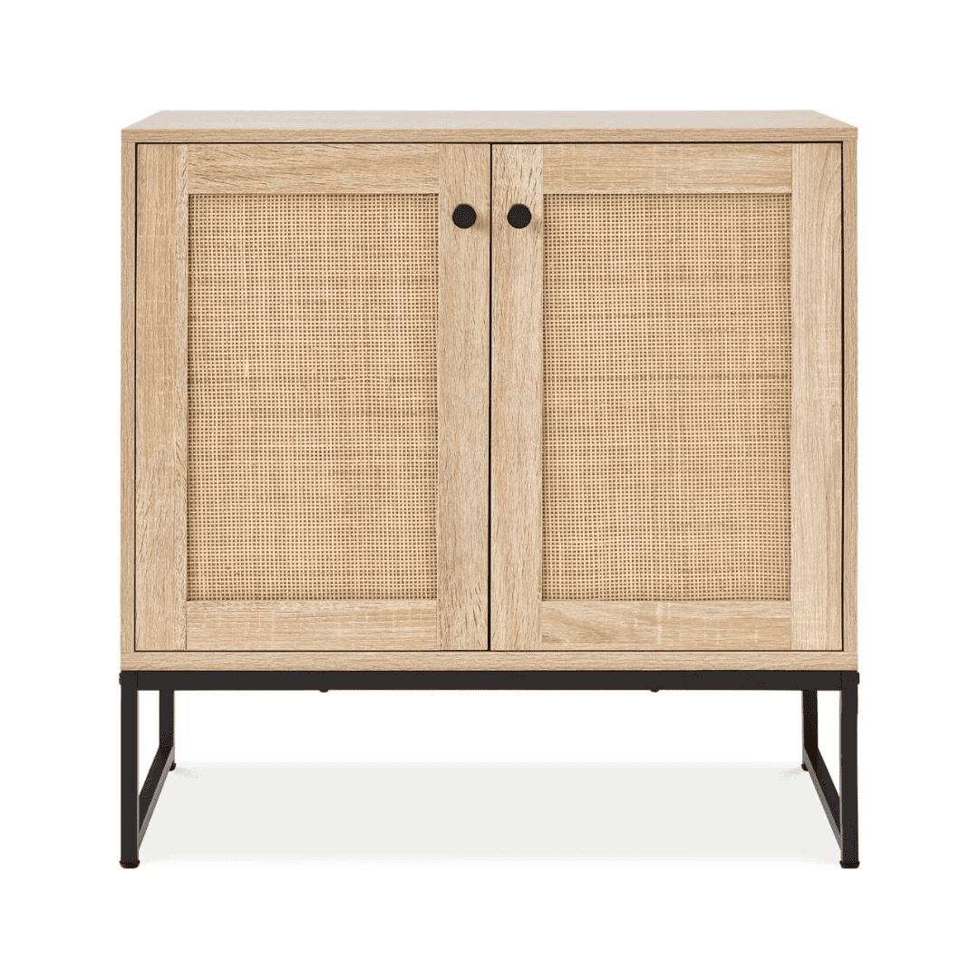 Best Choice Products 2-Door Rattan Storage Cabinet, Accent Furniture ...