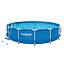 Funsicle P2001536F 15 ft. Round 36 in. Deep Metal Frame Above Ground ...