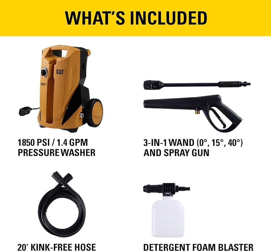 CAT 1850 PSI 1.4 GPM Electric Pressure Washer - MartDiscover.com