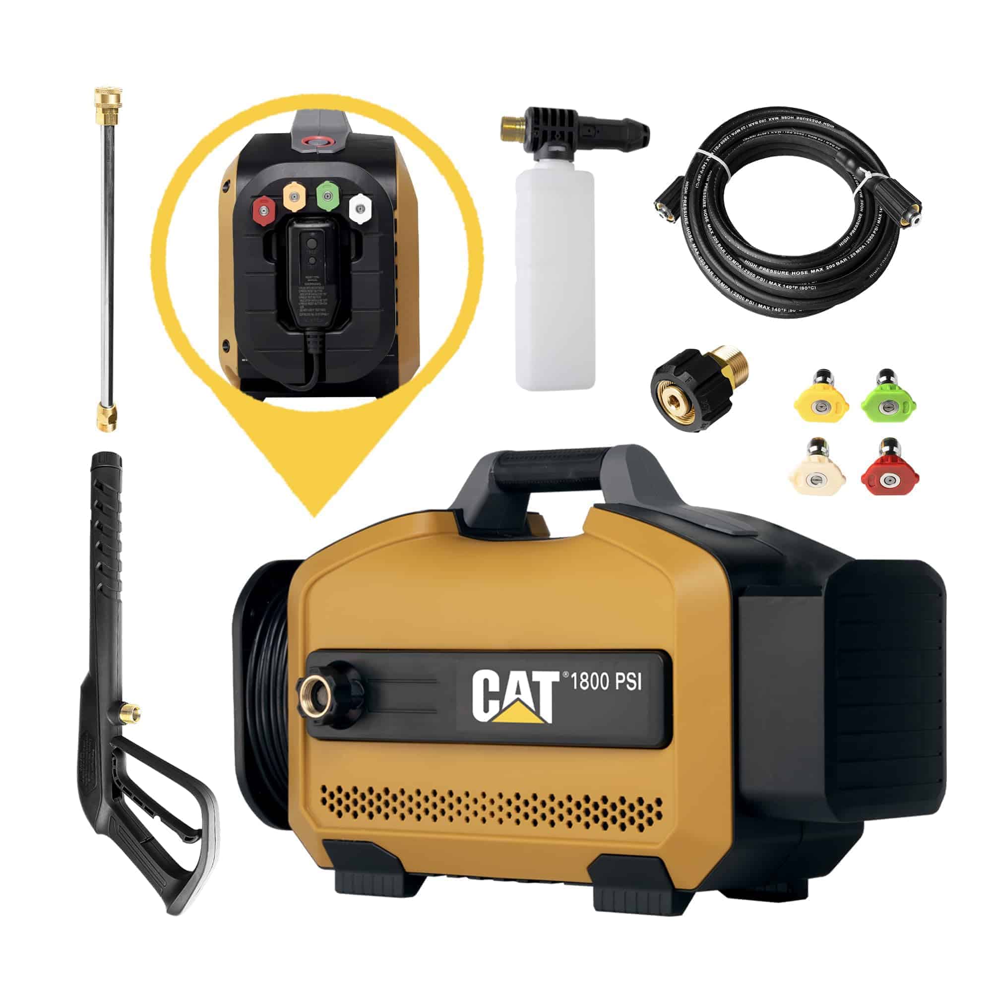 Cat 1800 PSI Electric Pressure Washer (2.0 GPM) | Power Wash Home ...