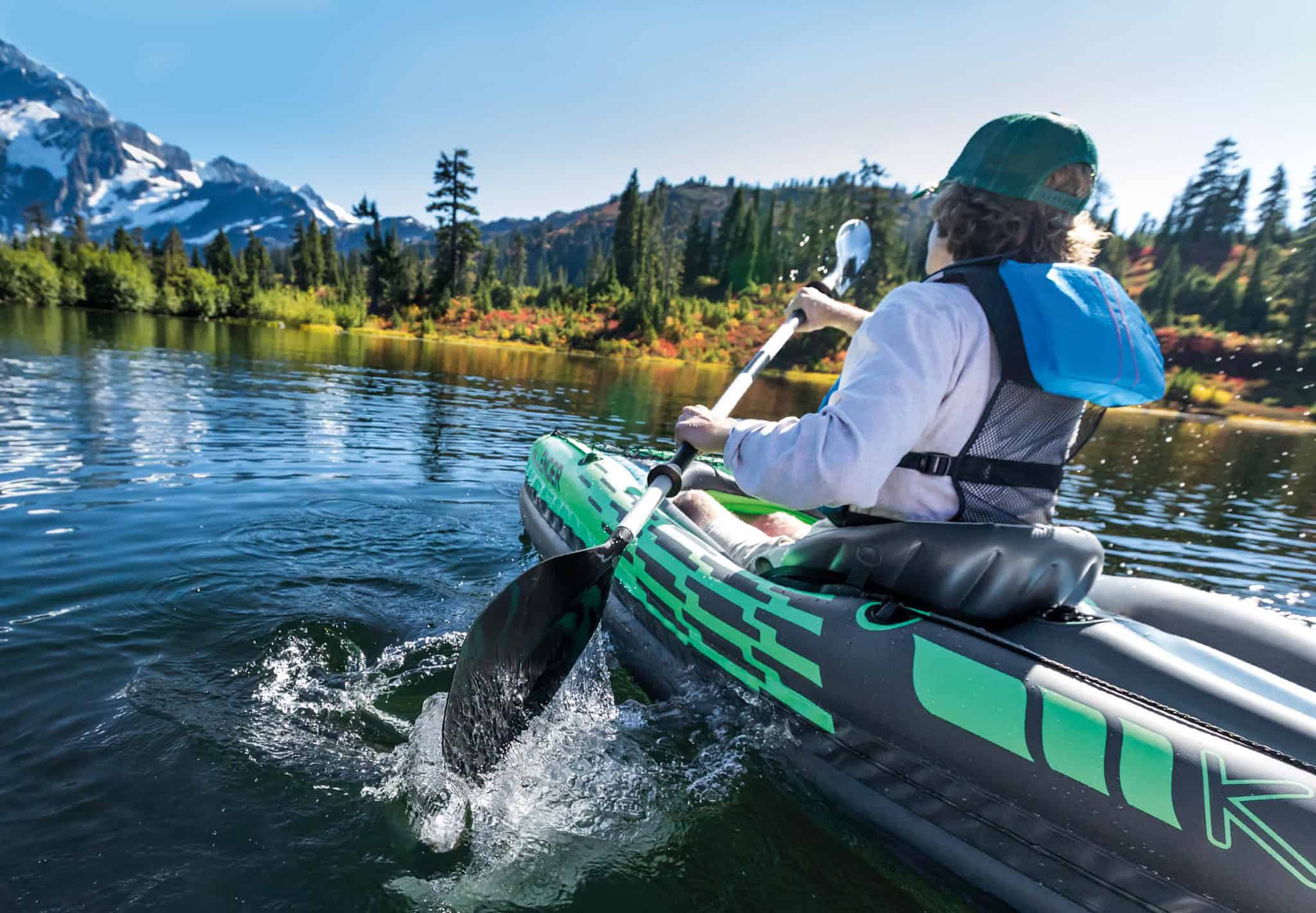 INTEX Challenger Inflatable Kayak Series: Includes Deluxe 86in Kayak ...