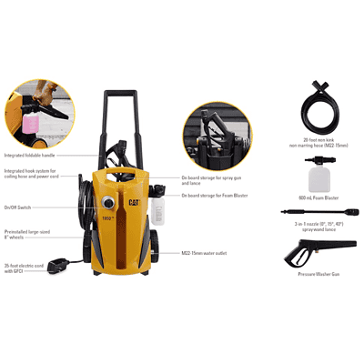 CAT 1850 PSI 1.4 GPM Electric Pressure Washer - MartDiscover.com