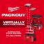 Milwaukee 48-22-8424 PACKOUT 22 in. Medium Red Tool Box with 75 lbs ...