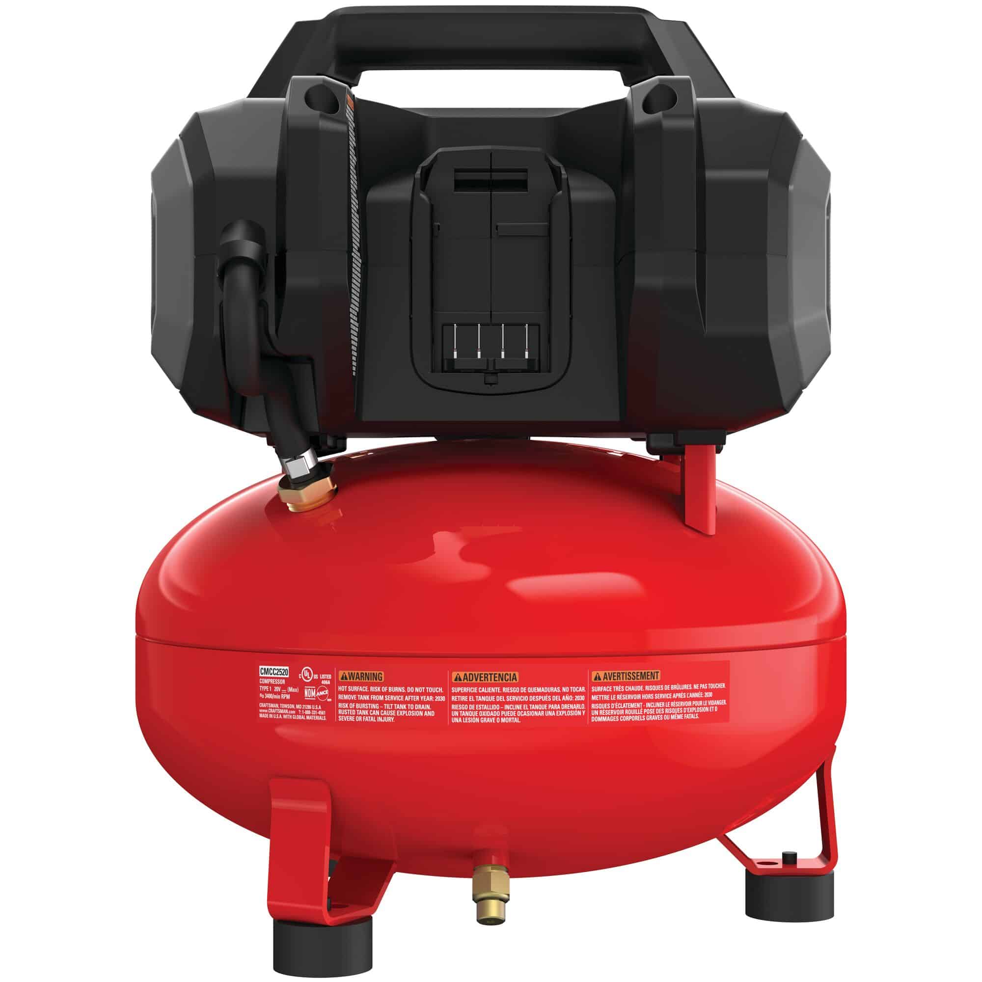 CRAFTSMAN CMCC2520B V20 RP 2.5-Gallon Portable Electric Cordless 125 ...