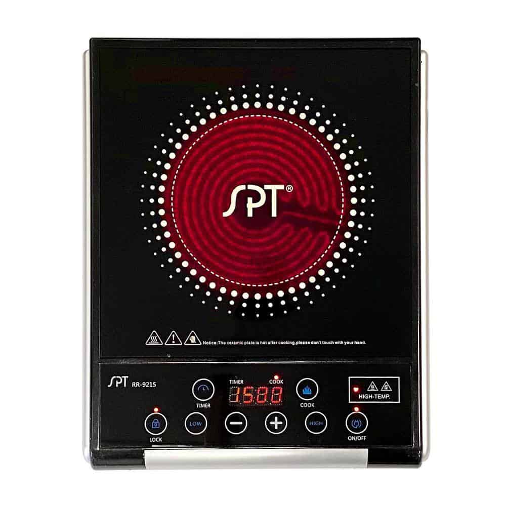 SPT Single Burner 15 in. Black Radiant Hot Plate with Temperature ...