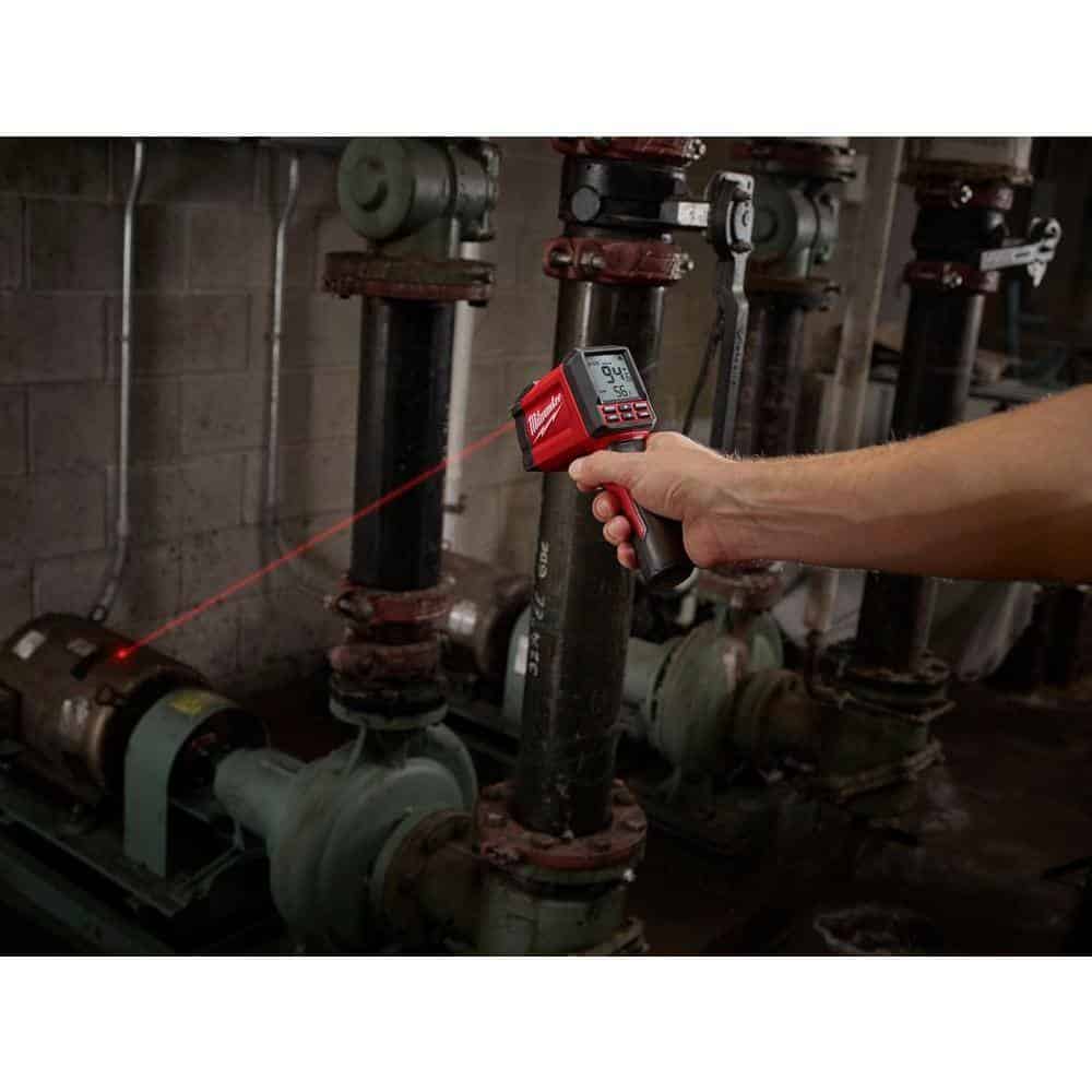 Milwaukee 2269-20 Laser Temperature Gun Infrared/Contact 30:1 ...