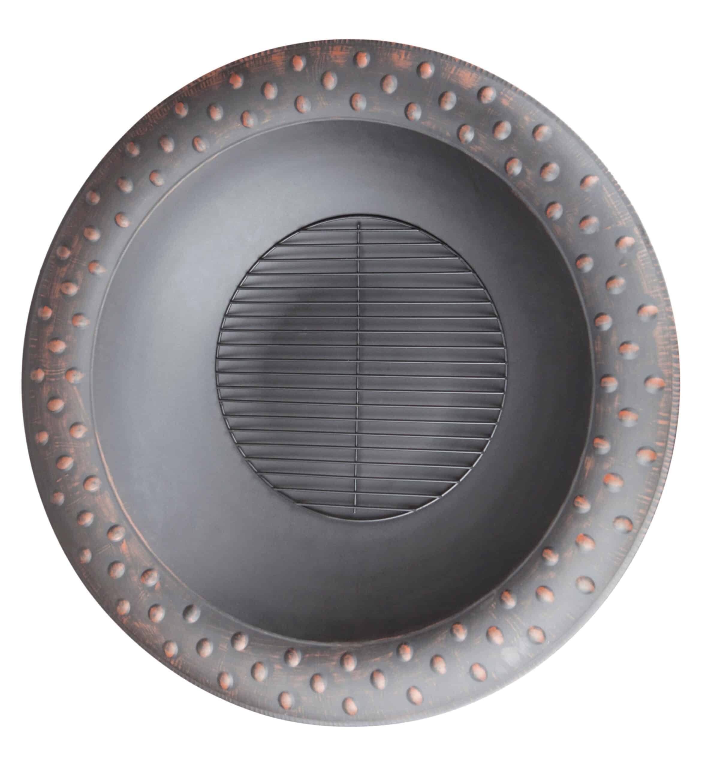 Fire Sense 35-in W Bronze Steel Wood-Burning Fire Pit - MartDiscover.com