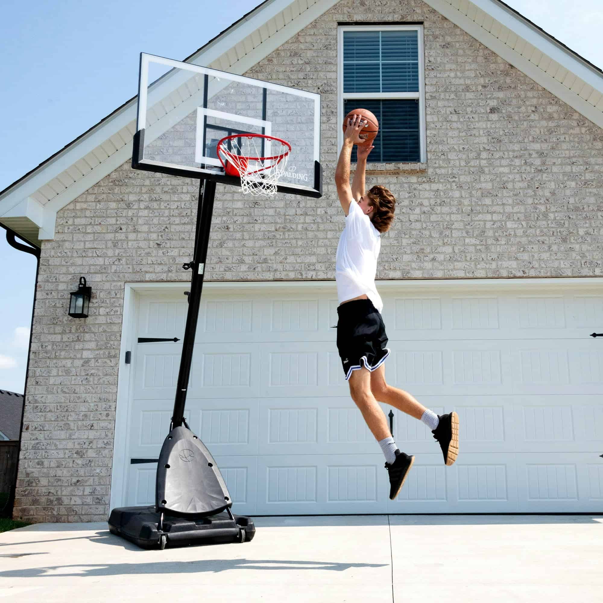 Spalding 54 inch Shatter-proof Polycarbonate Exacta Height Portable ...