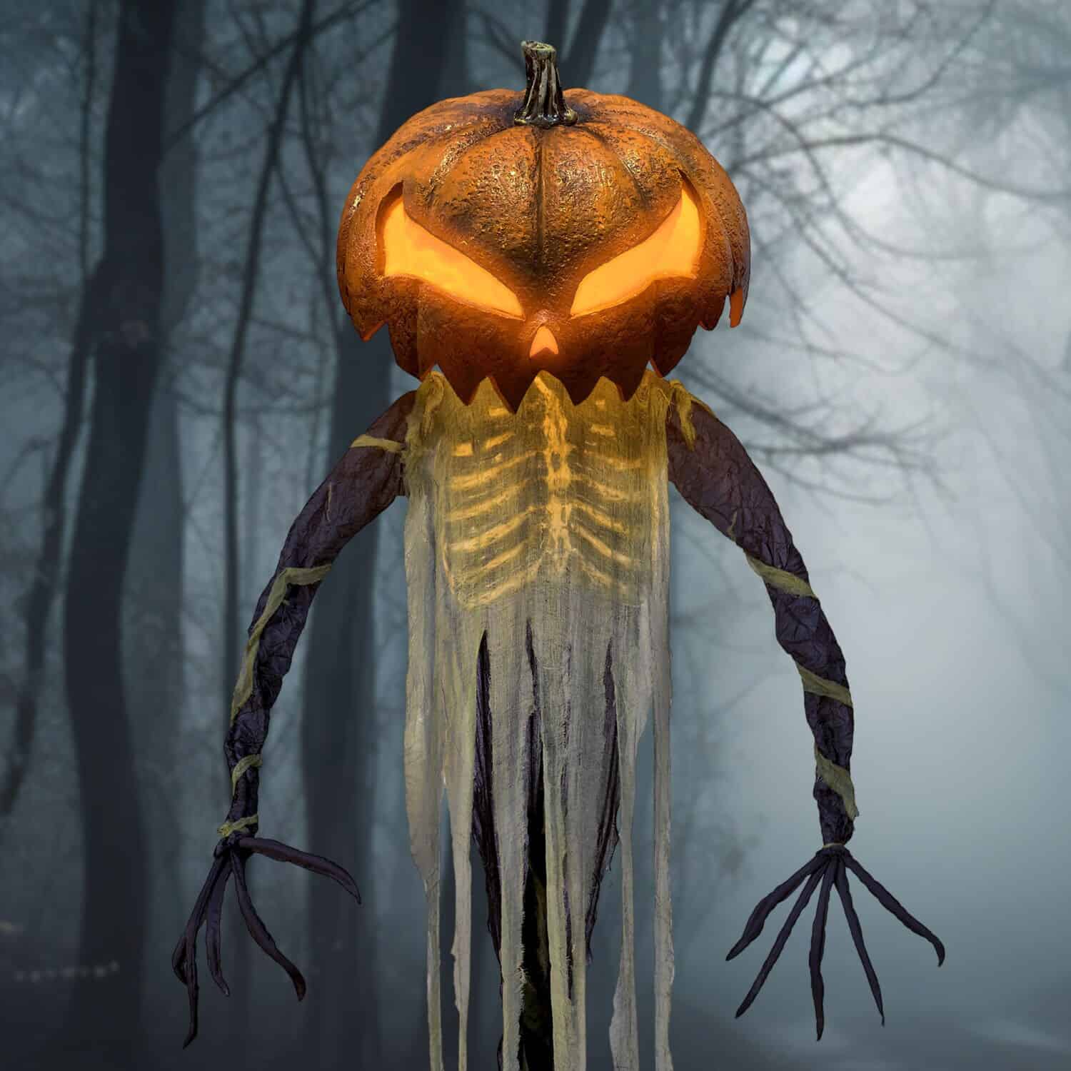 Haunted Hill Farm 9-ft Freestanding Motion Activated Talking Lighted ...