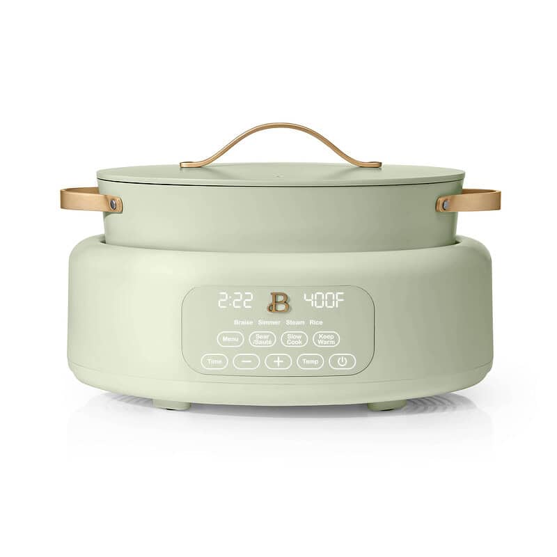 Beautiful 10 in 1 Electric Multi-Cooker, Sage Green by Drew Barrymore ...