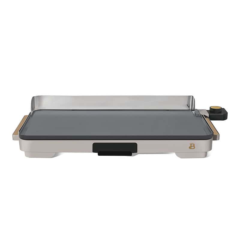 Beautiful XL Electric Griddle 12" x 22"- Non-Stick, Porcini Taupe by ...