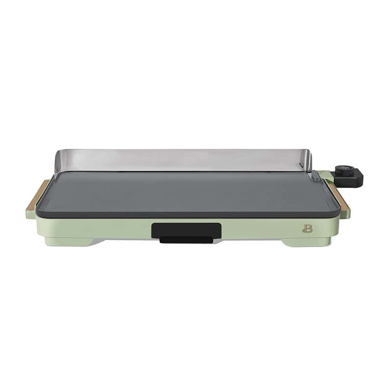 Beautiful XL Electric Griddle 12" x 22"- Non-Stick, Sage Green by Drew ...