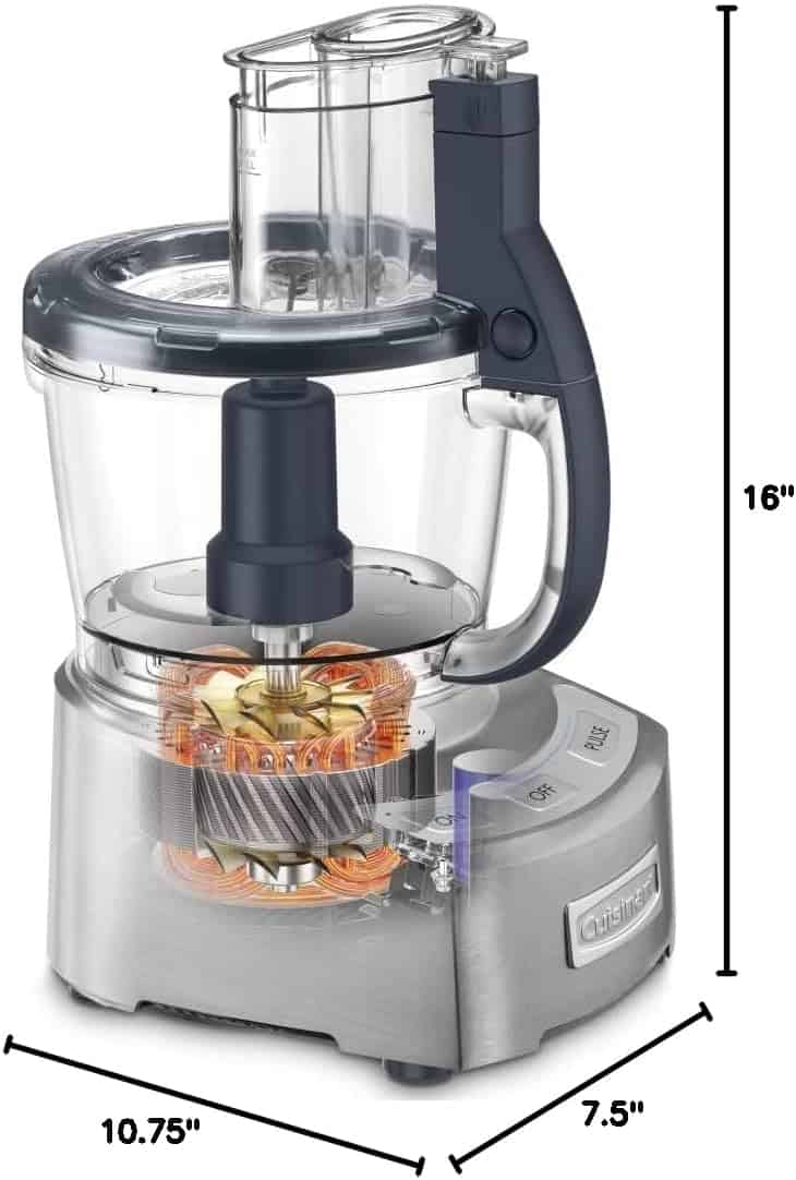 Cuisinart FP-12DCN Elite Collection 2.0 12-Cup Food Processor, Die Cast ...