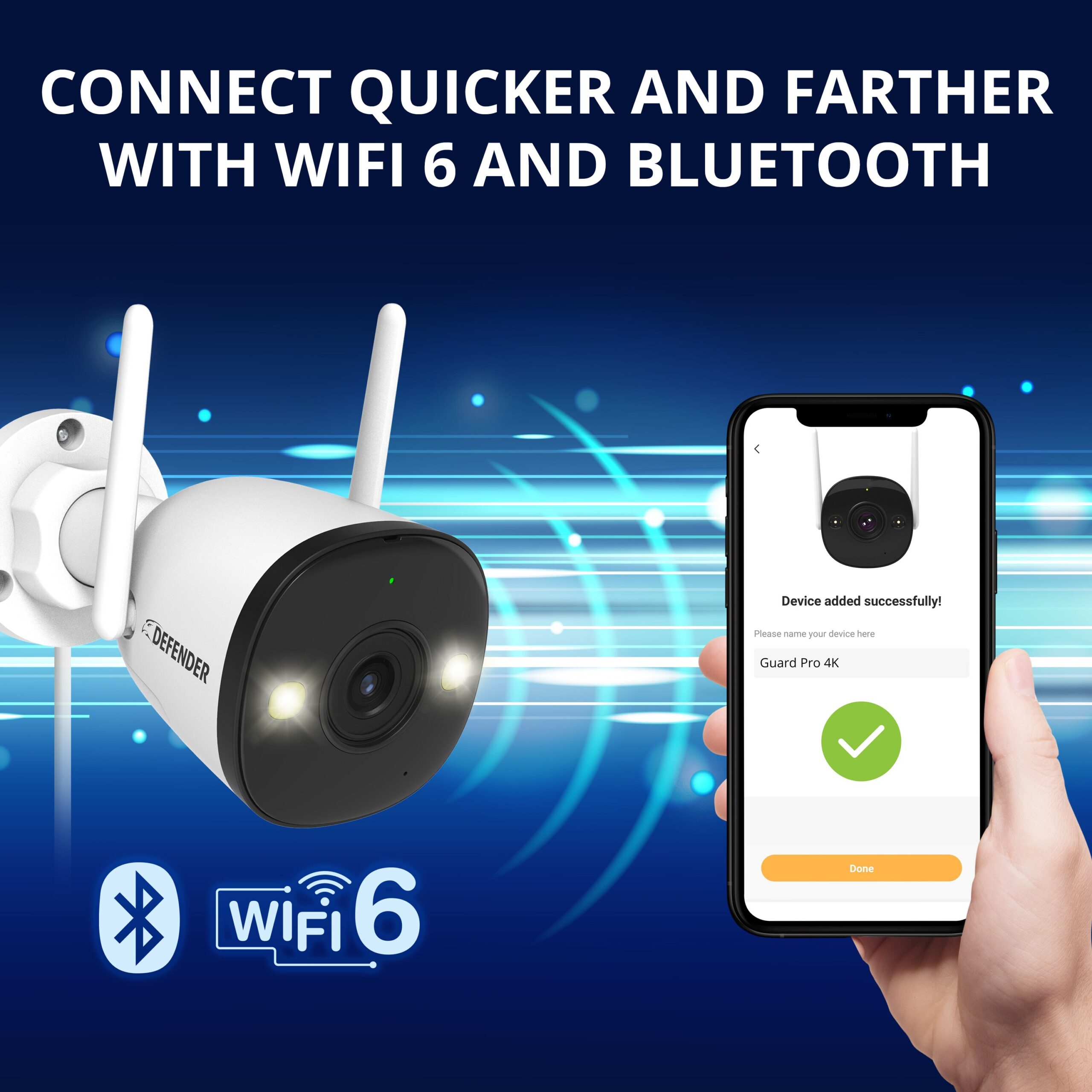 Defender Guard Pro 4K AI Indoor/Outdoor 2-Channel 2-Camera 4K Plug-in ...