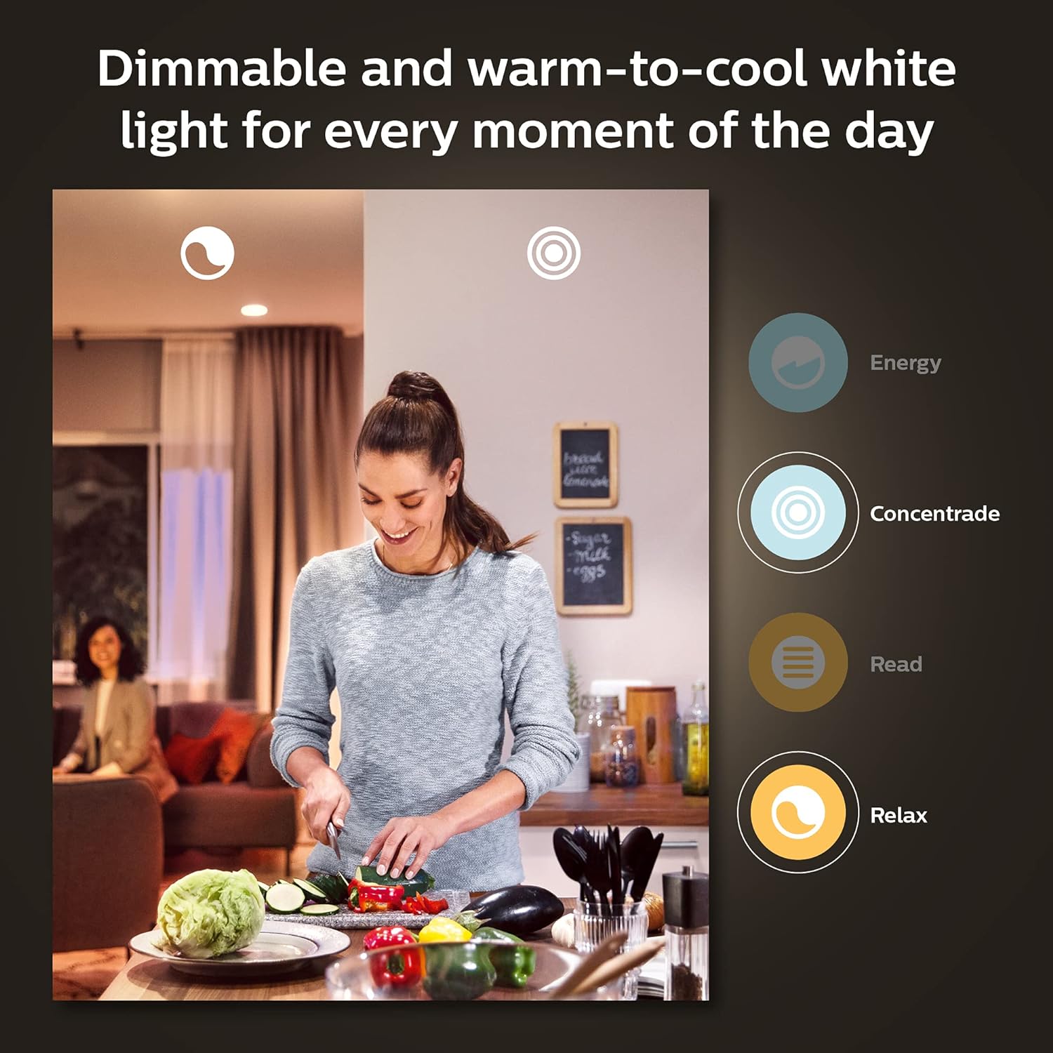 Philips Hue Smart 40W B39 Candle-Shaped LED Bulb, White and Color ...