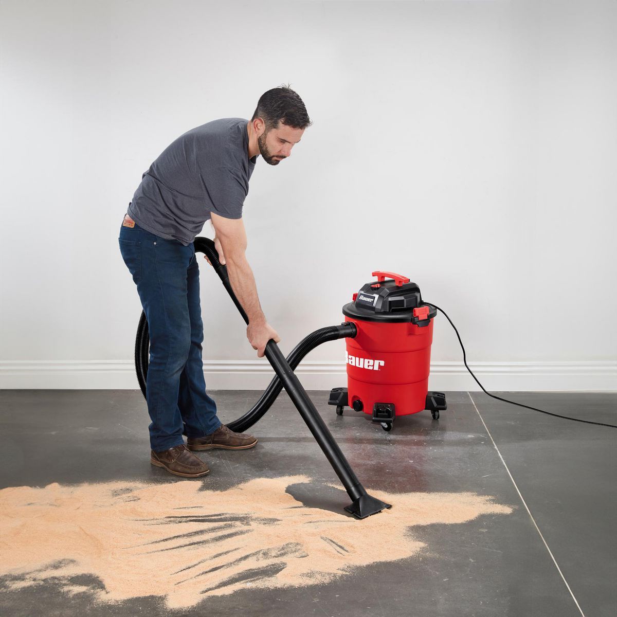 BAUER 14 Gallon Wet/Dry Vacuum - MartDiscover.com