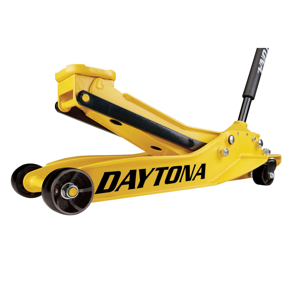 DAYTONA 3 Ton Low-Profile Superduty Floor Jack with RAPID PUMP, Yellow ...
