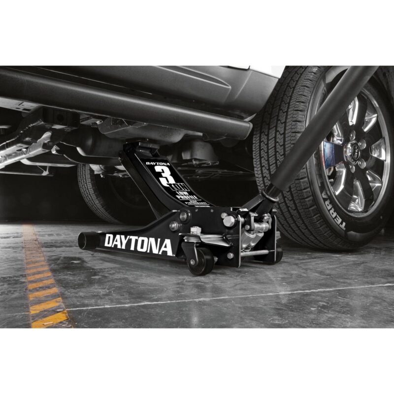 DAYTONA 3 ton Low-Profile Professional Floor Jack with RAPID PUMP ...