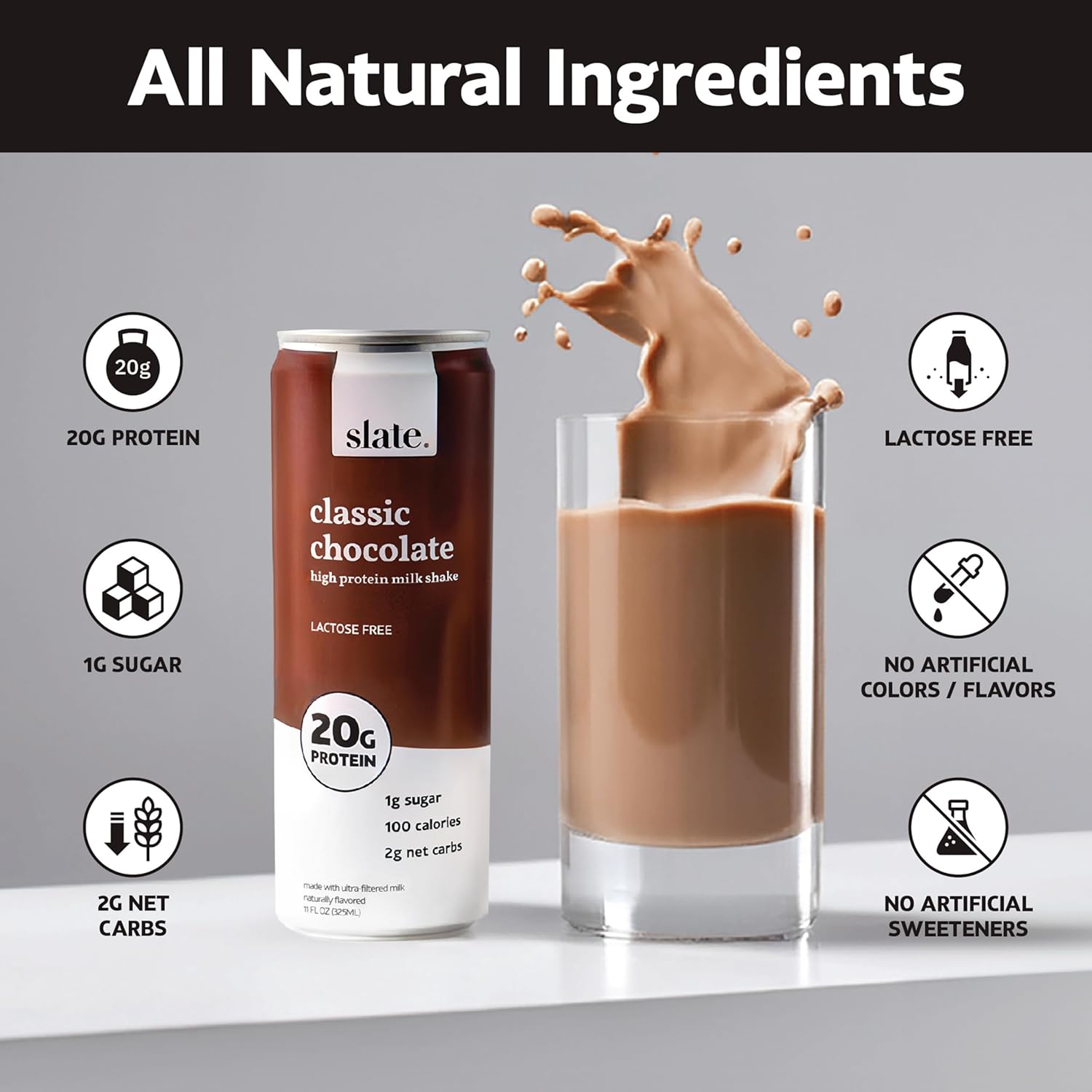 Slate Milk - Core Variety Pack - Classic Chocolate, Dark Chocolate ...