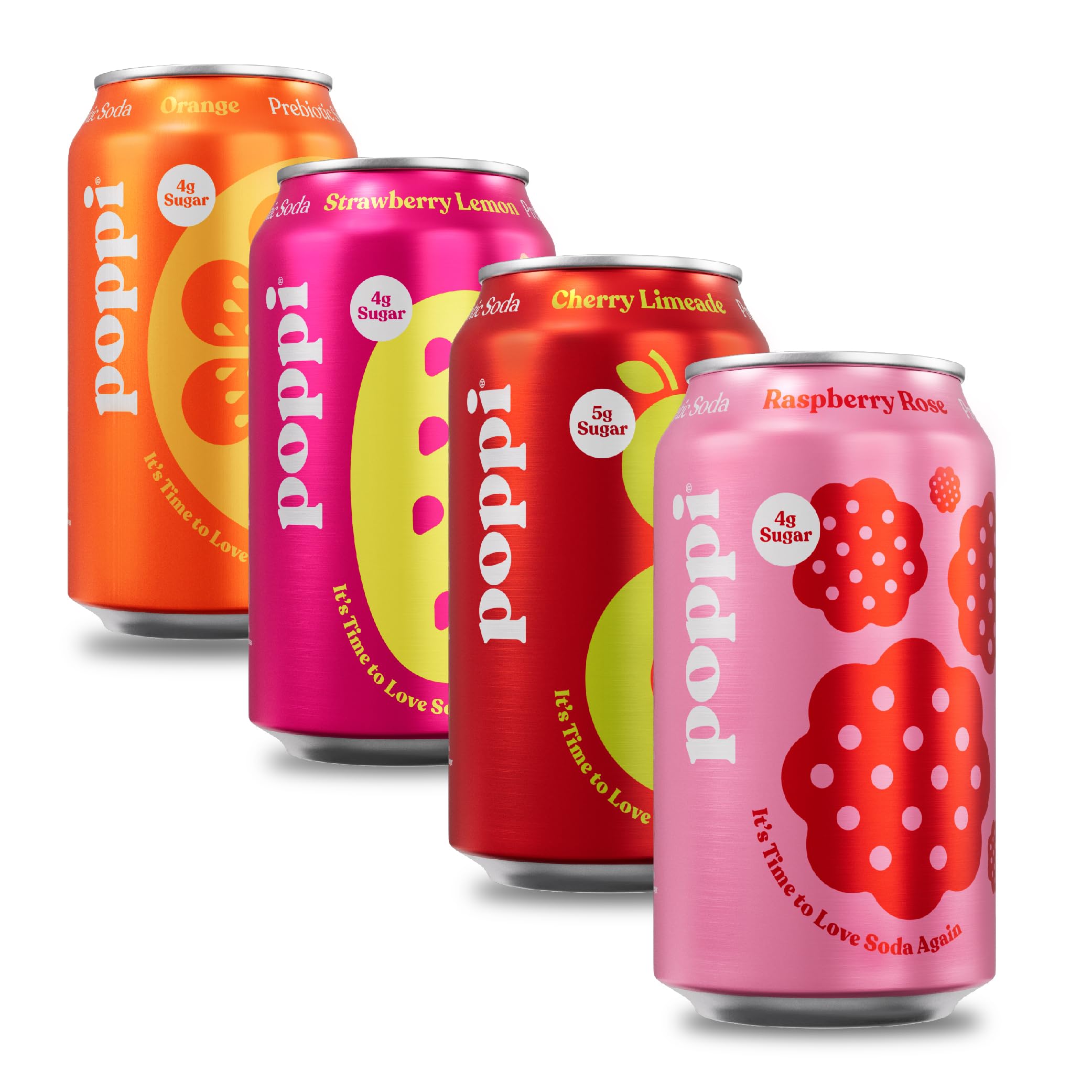 POPPI Sparkling Prebiotic Soda, Beverages w/Apple Cider Vinegar ...