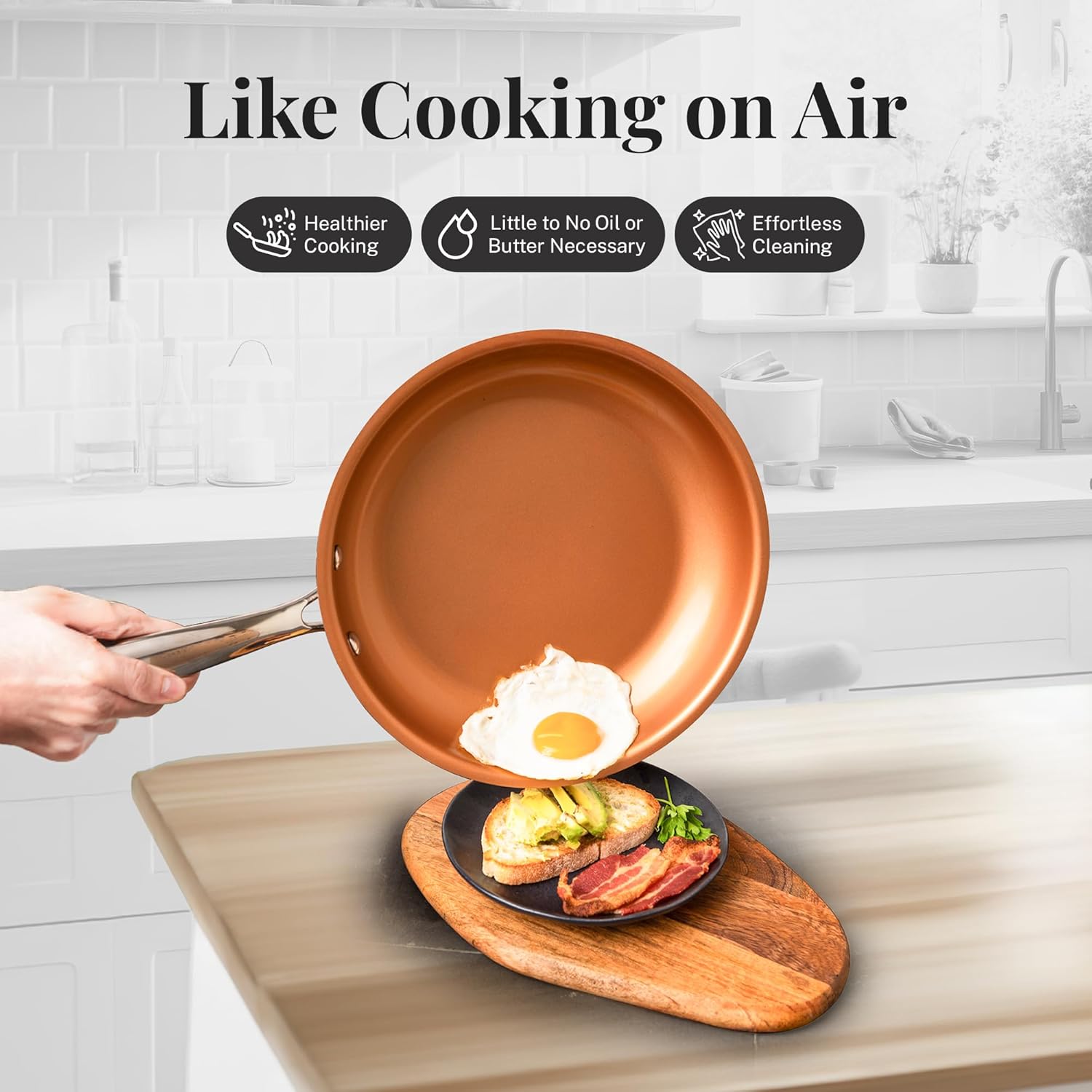 Gotham Steel 12 Pc Ceramic Pots and Pans Set Non Stick, Kitchen ...