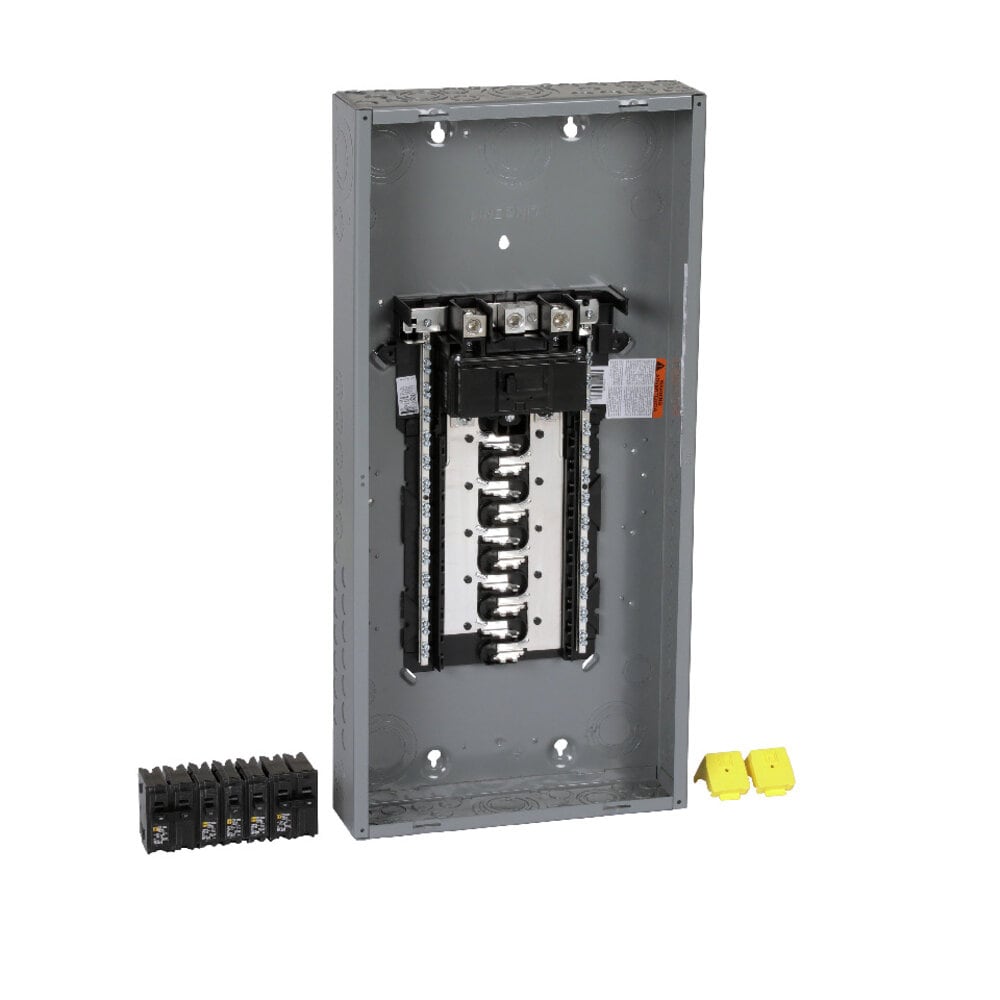 Square D 200 -Amp 20 -Spaces 40 -Circuit Indoor Convertible main lug ...