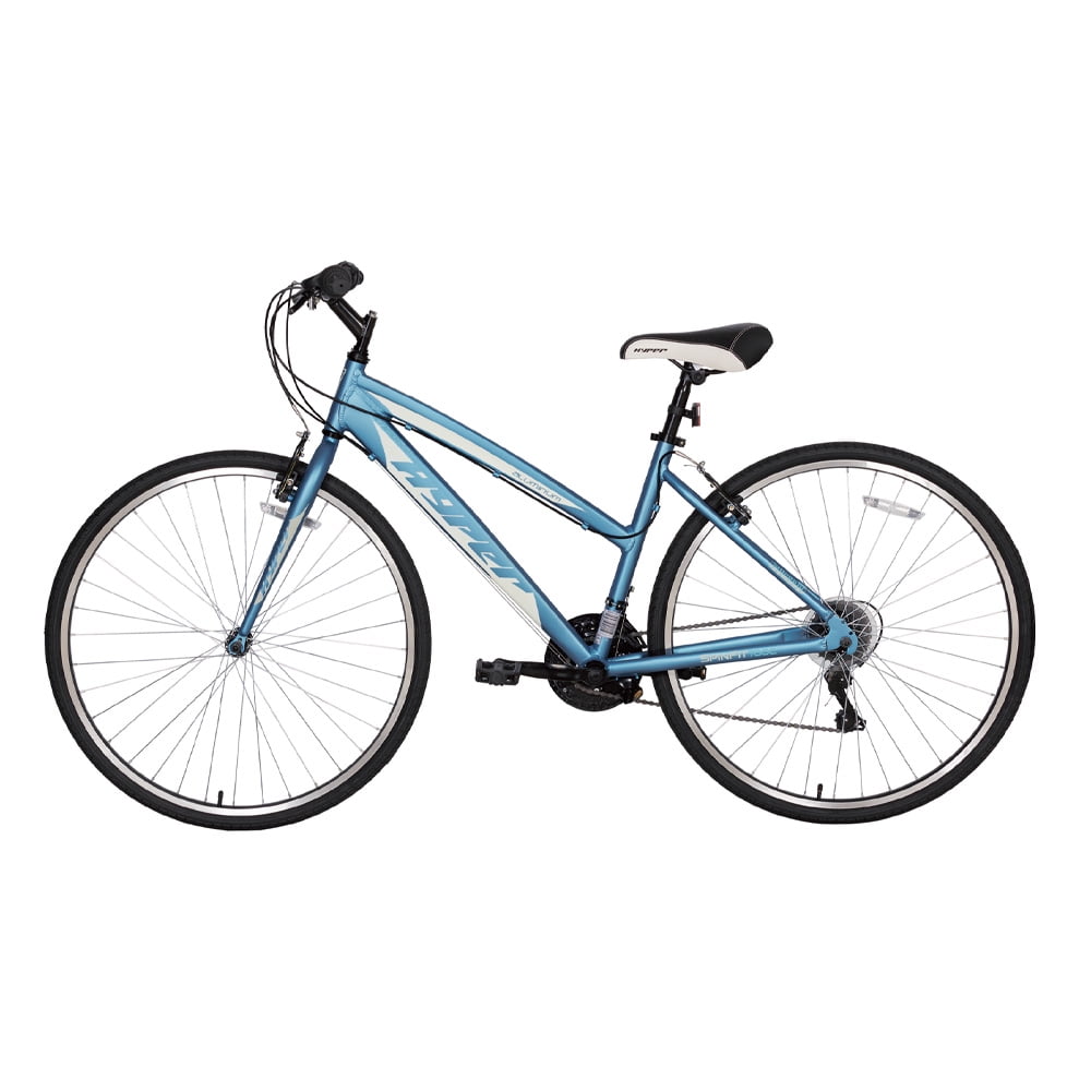 Hyper Bicycles 700c Ladies Spin Fit Hybrid Bike for Adults, Teal and ...
