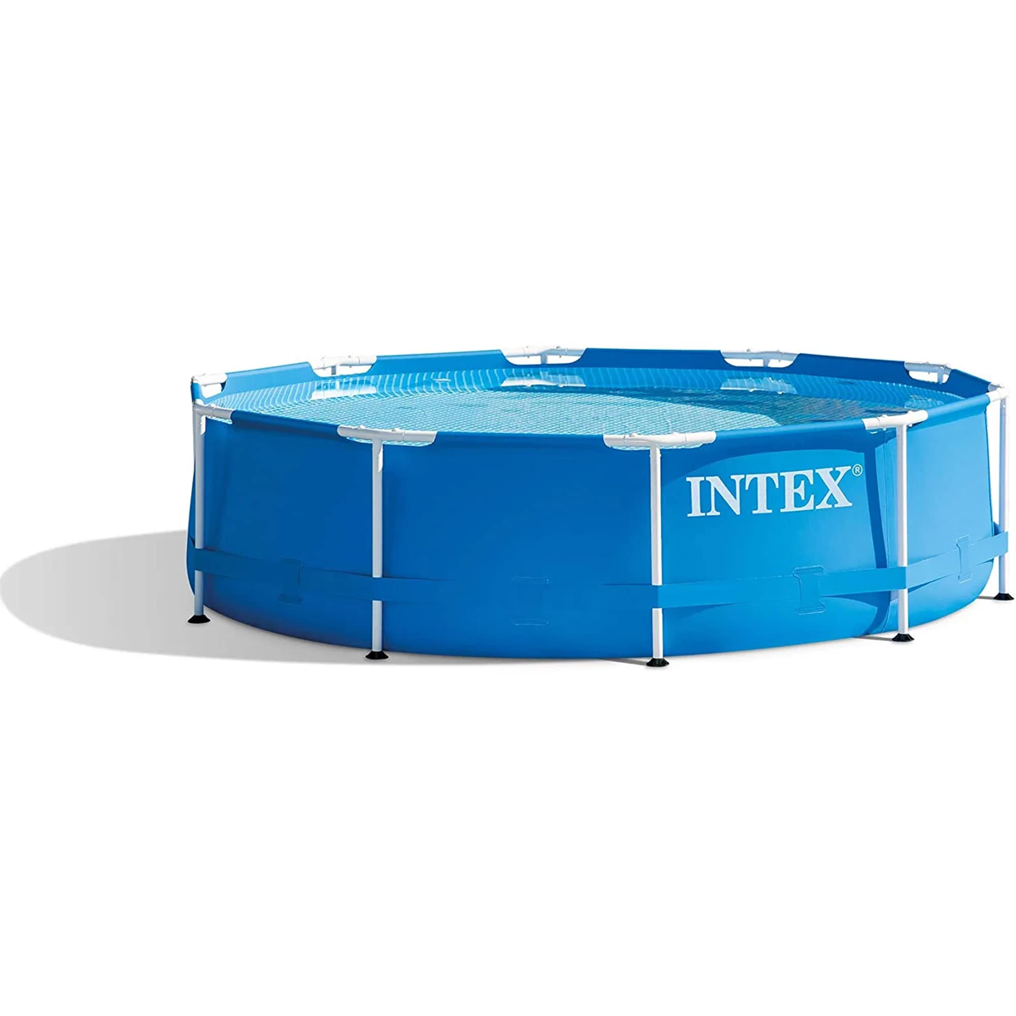 Intex 28200EH + 28603EG 10-Feet x 10-Feet x 30-Inches Metal frame Round ...