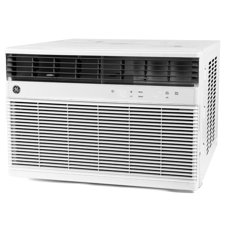 GE 350-sq ft Window Air Conditioner with Heater with Remote (115 Volts ...