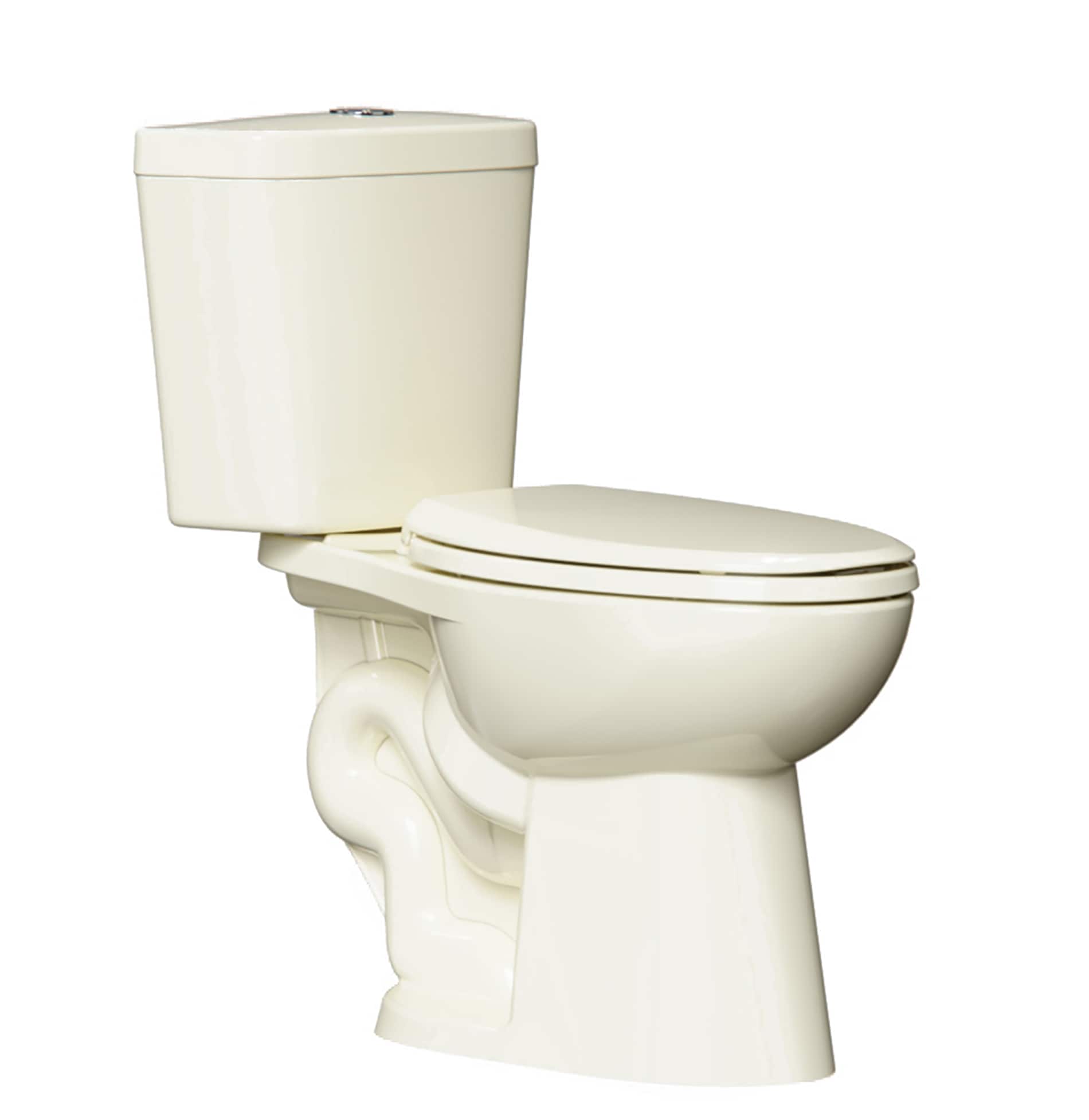 Project Source Pro-Flush Oyster Dual Flush Elongated Chair height 2 ...