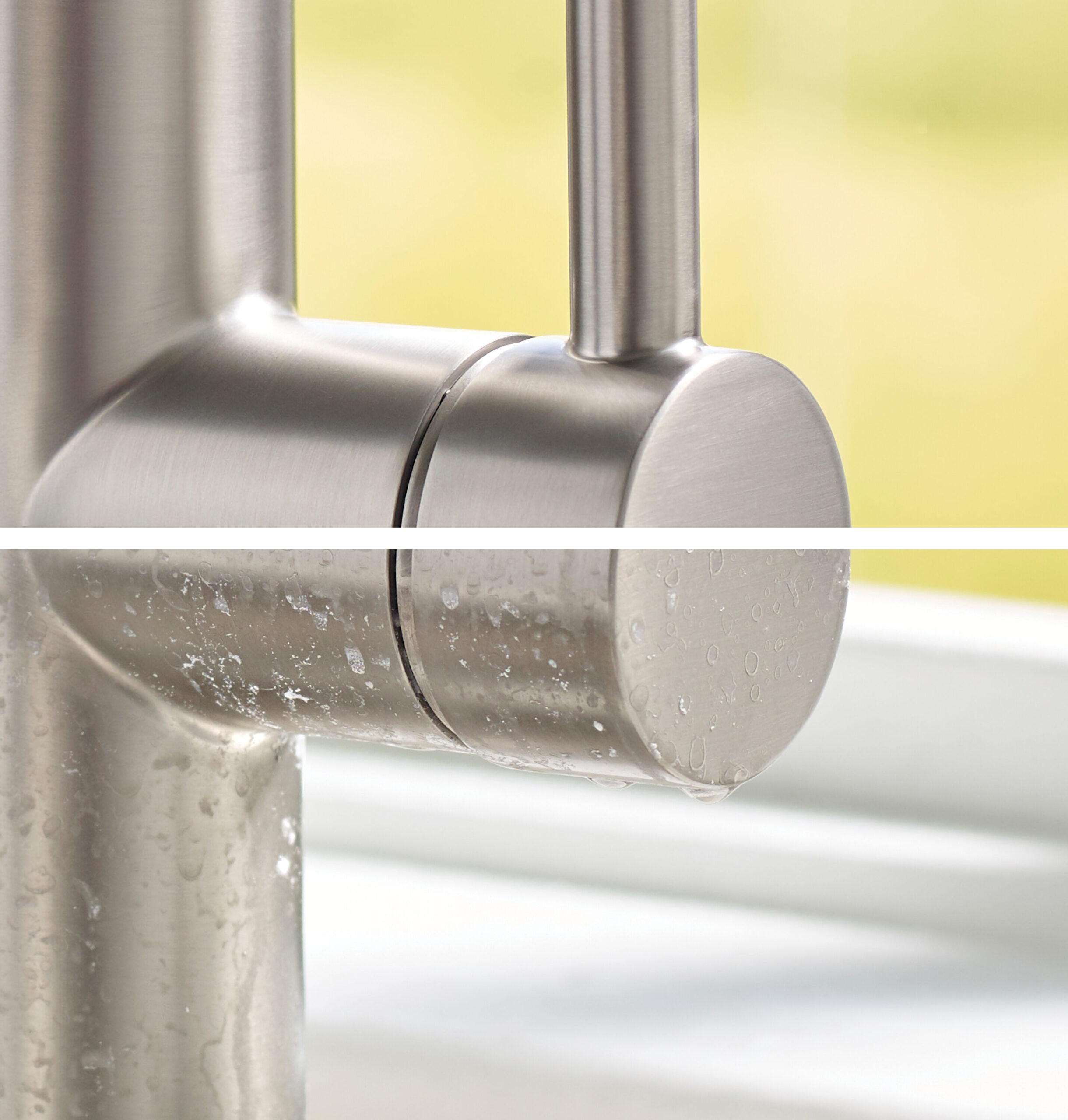 allen + roth Harlow Spot Free Stainless Steel Single Handle Deck-mount ...